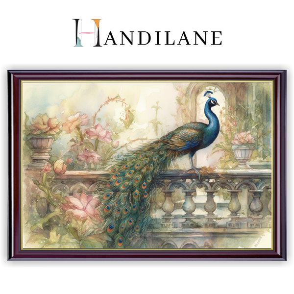 Royal Trellis with Peacock – Handilane