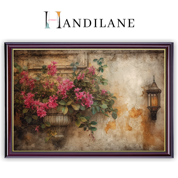Bougainville in Vintage Vase – Handilane