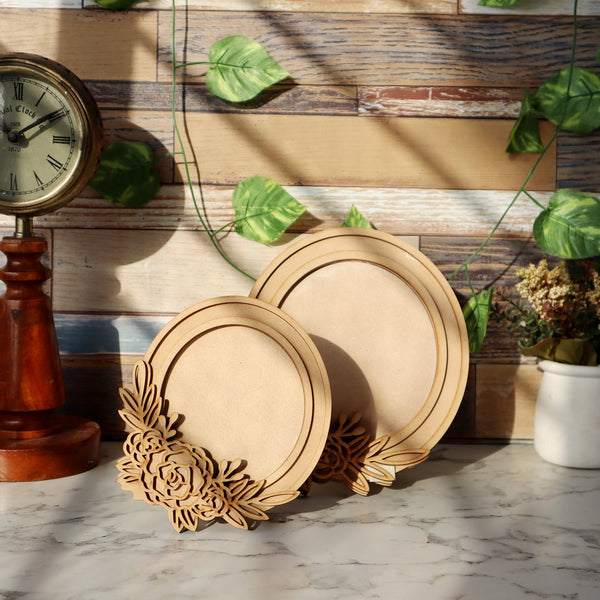 Floral Photo Frame Circle – Handilane