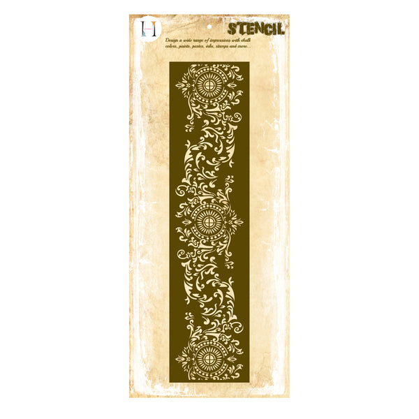 Vintage Circle Border Intricate Stencil A – Handilane