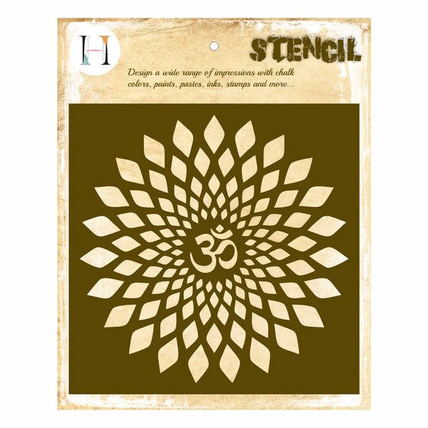 Om Mandala Stencil A – Handilane