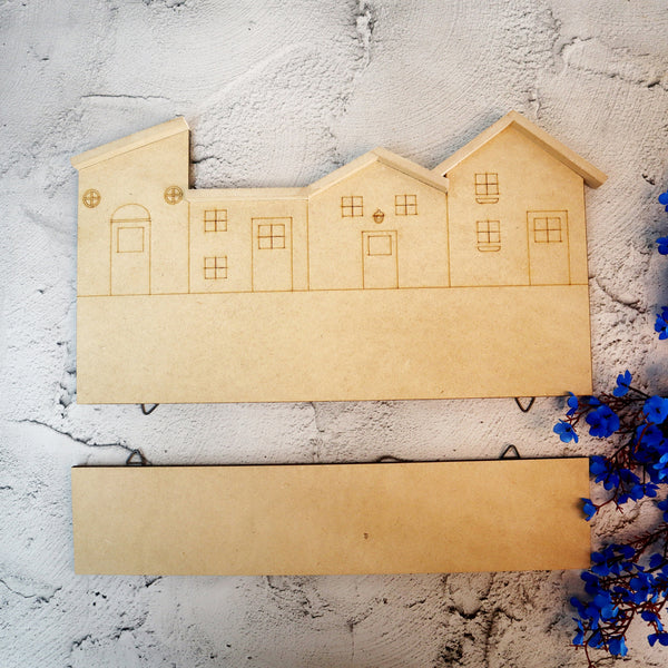 Pre-Marked Hut Block Name Plate with Hanging – Handilane