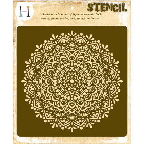 Mandala Stencil Pattern A – Handilane