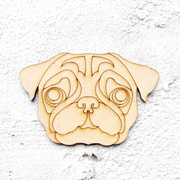 Pug Fridge Magnet Cutout – Handilane