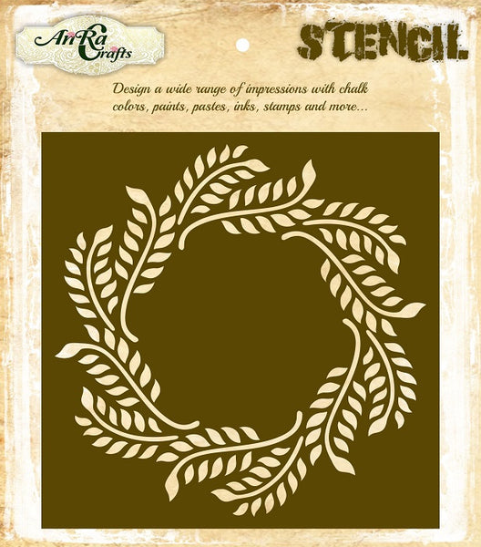 Leaf Wreath Stencil 1 – Handilane