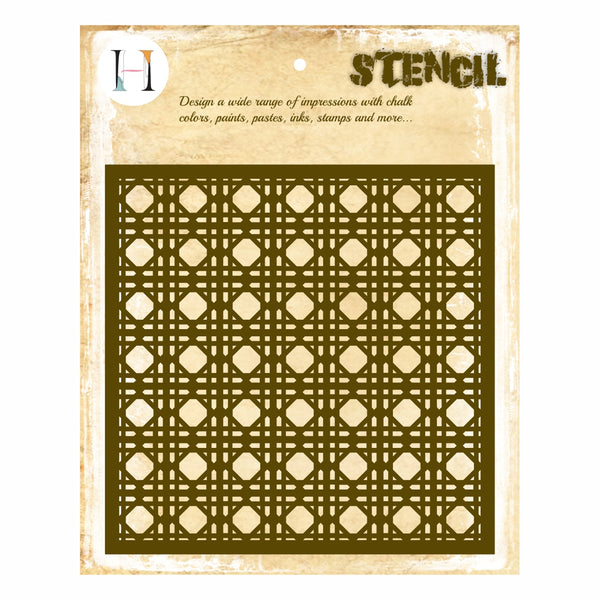 Rattan Background Stencil C – Handilane