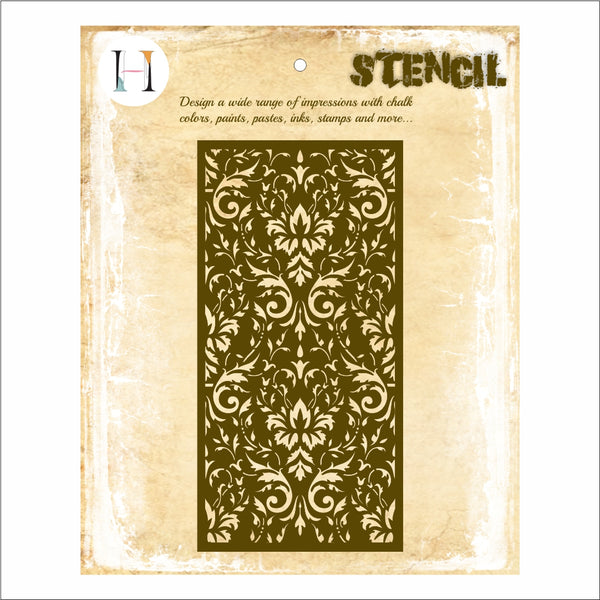 Suvarna Damask Background Stencil – Handilane