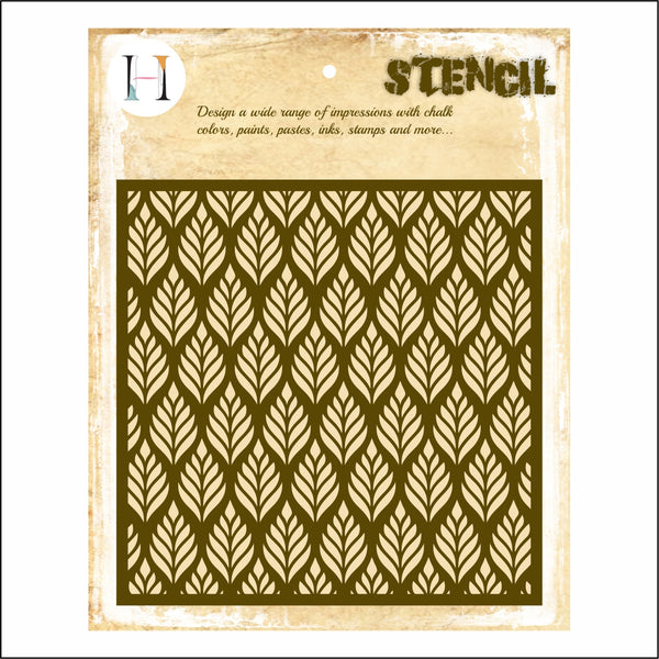 Leaf Flourish Background Stencil A – Handilane