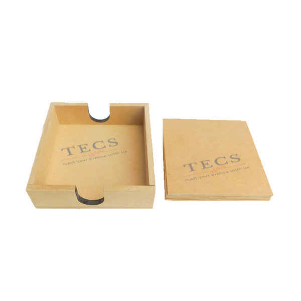 4 Coasters Set with Box – Handilane