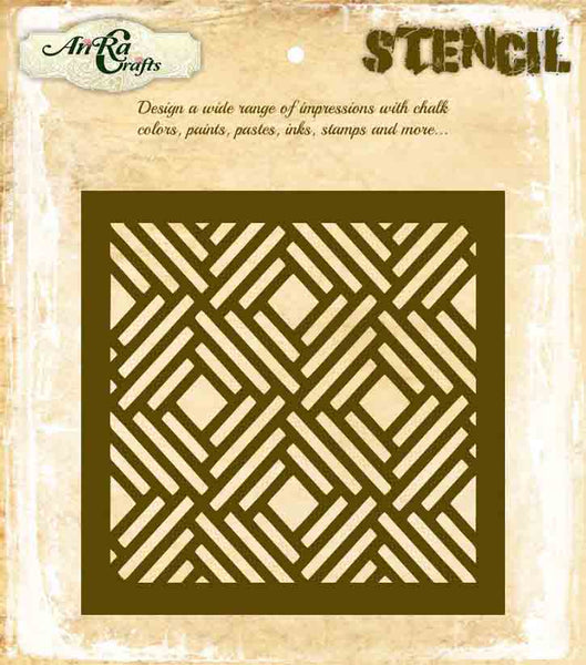 Diamond Tiles Stencil – Handilane