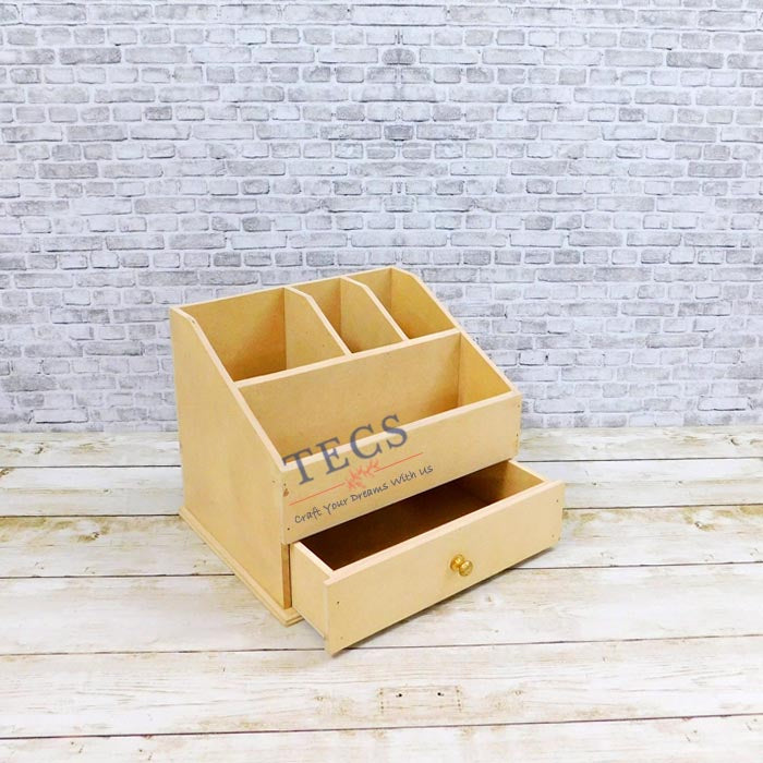 Slanted Makeup Organizer with Drawer – Handilane