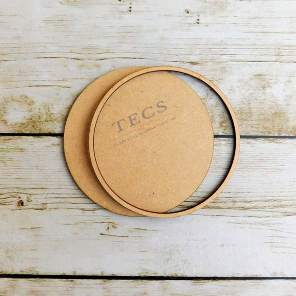 Circle Coaster Set with Border – Handilane