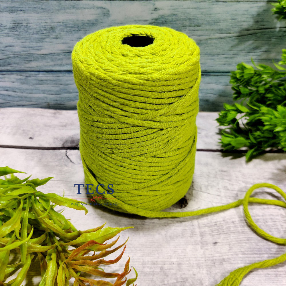 Green Macrame Roll 2 Single strand 3mm – Handilane