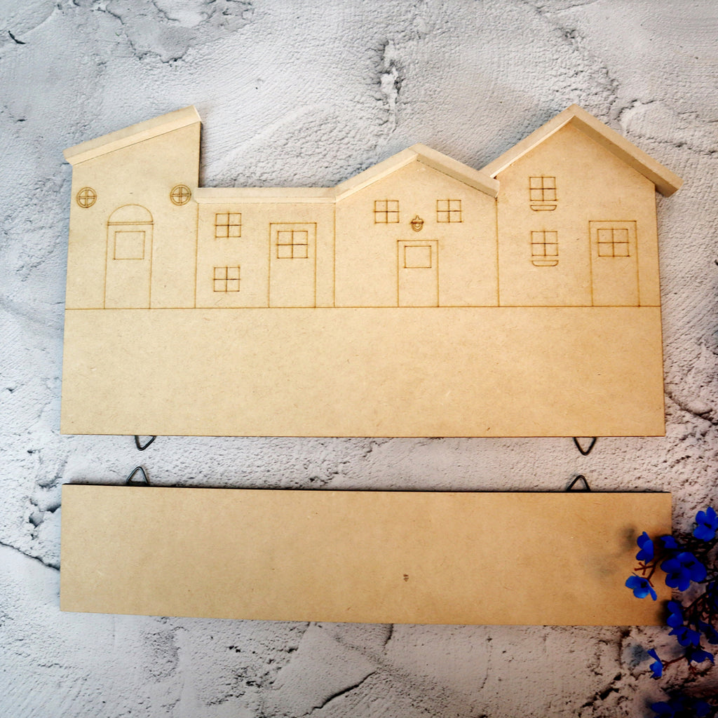 Pre-Marked Hut Block Name Plate with Hanging – Handilane