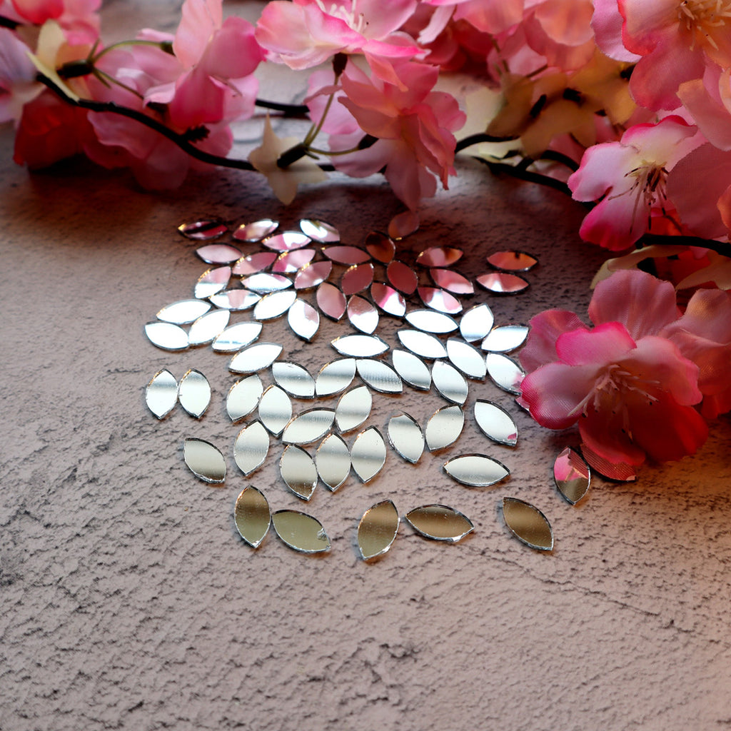 Leaf Shaped Mirrors for Lippan Art – Handilane