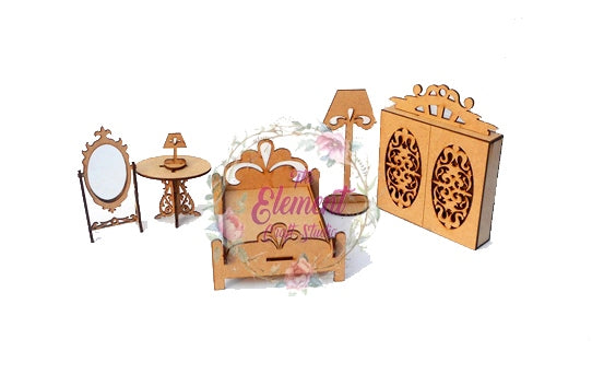 Miniatures Master Bedroom Set – Handilane