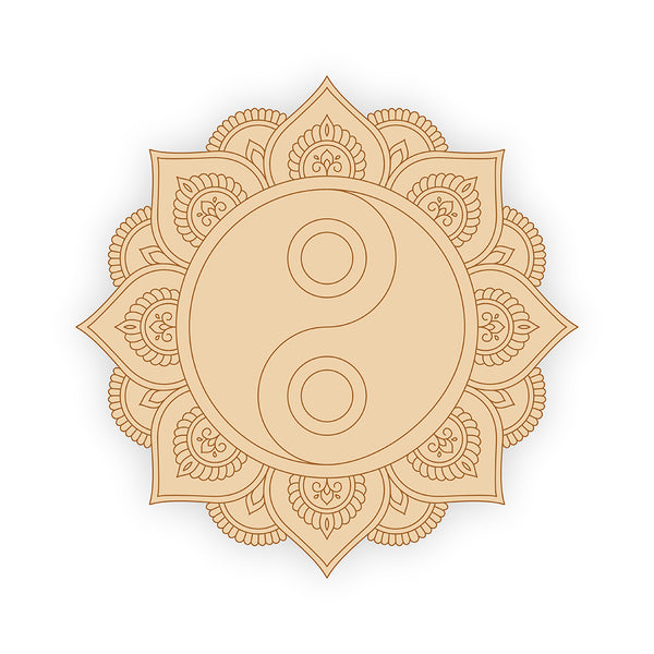 New Mandala Premark Floral Wall Plate Decor – Handilane