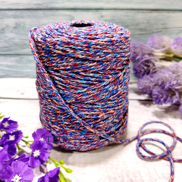 Multi color Macrame Roll 2 Twisted 3mm – Handilane