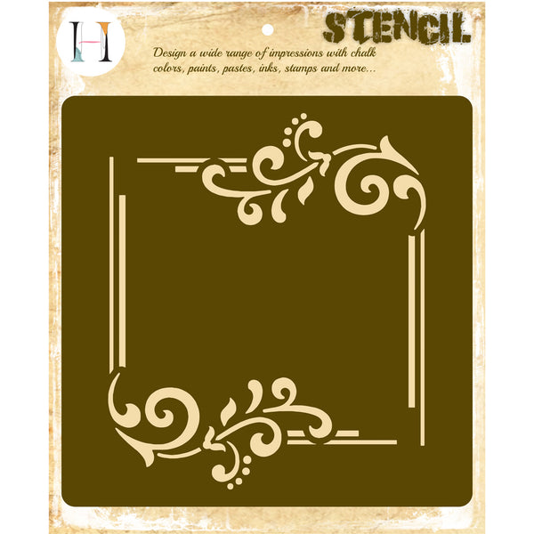 Scroll Cut Border Stencil – Handilane