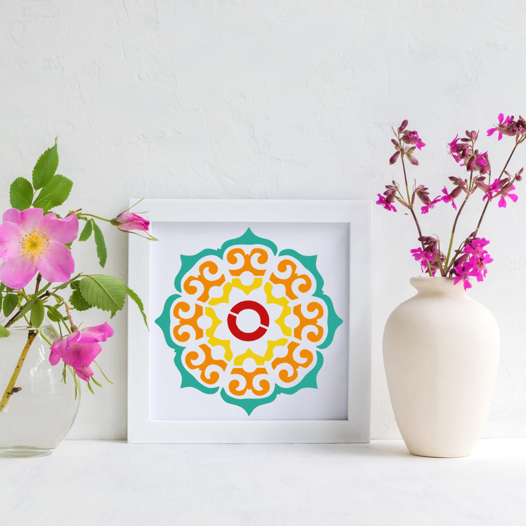 Small Mandala Stencil – Handilane