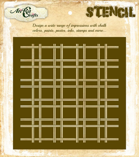 Winter Checkers Stencil – Handilane