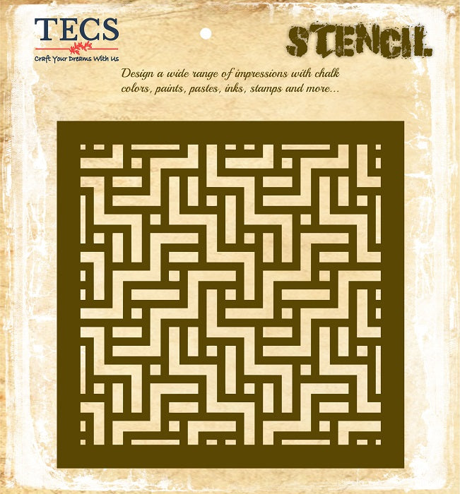 Tetris Check Stencil – Handilane