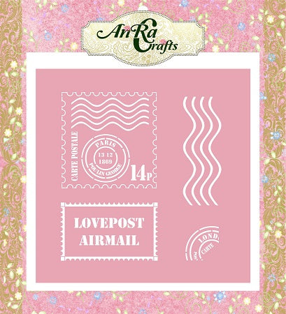 Postage Stamp Stencil – Handilane