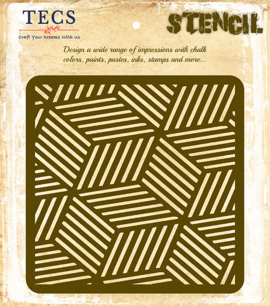 Diagonal Check Stencil – Handilane