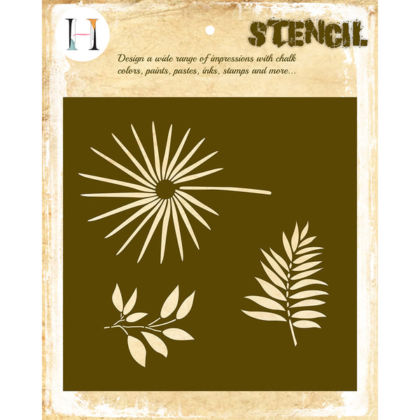Leaf Cluster Stencil – Handilane