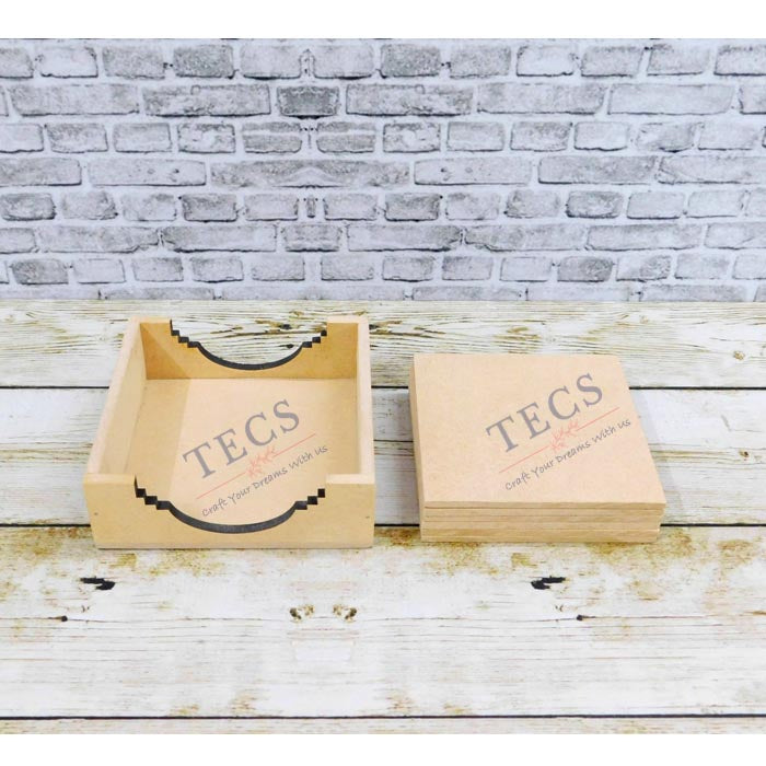 Square Coaster with Box – Handilane