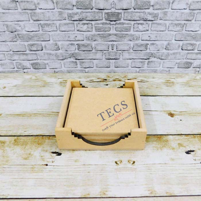 Square Coaster with Box – Handilane