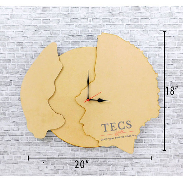 Three Layer Geode Clock Base – Handilane