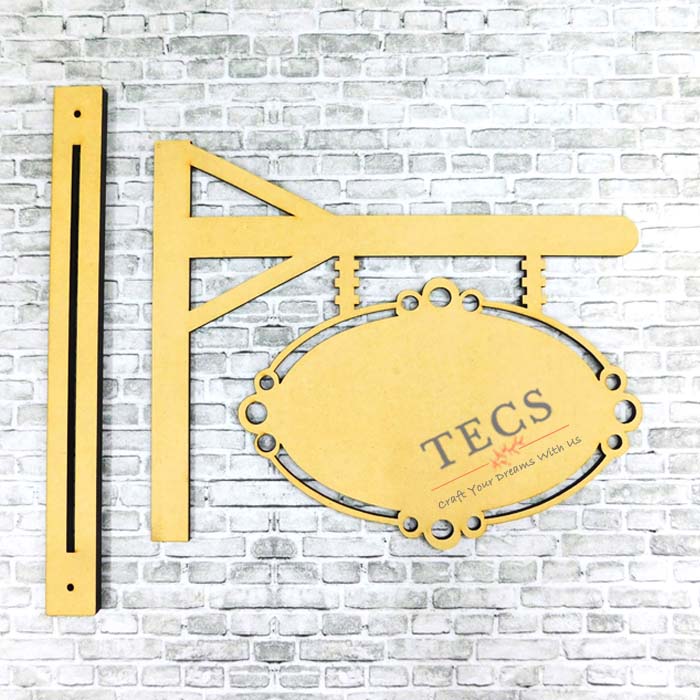 Elegant Double Sided Hanging Name Plate – Handilane