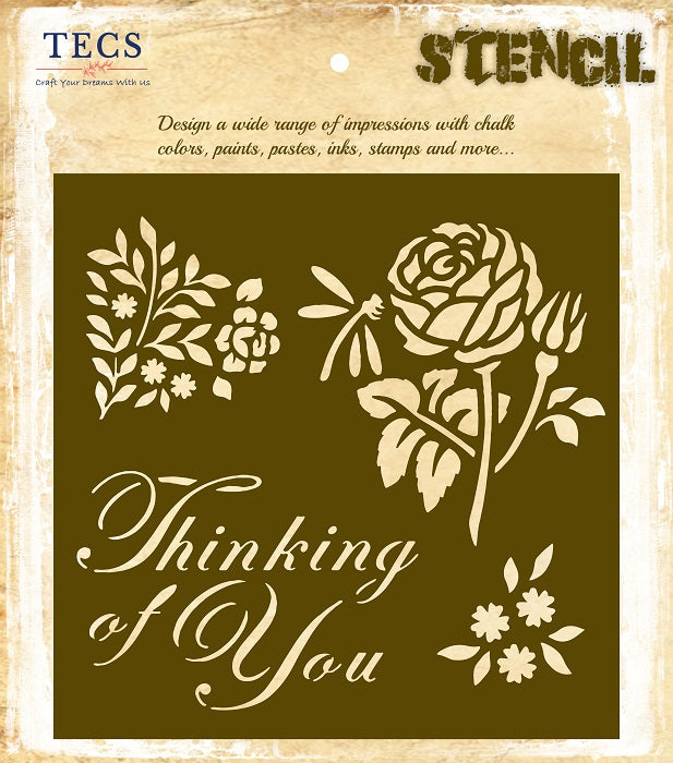 Thinking Of You Stencil – Handilane